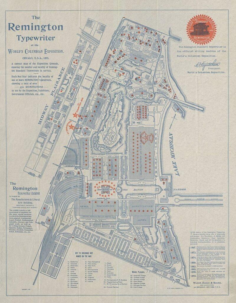 Maps of the 1893 World’s Columbian Exposition in the Library of ...